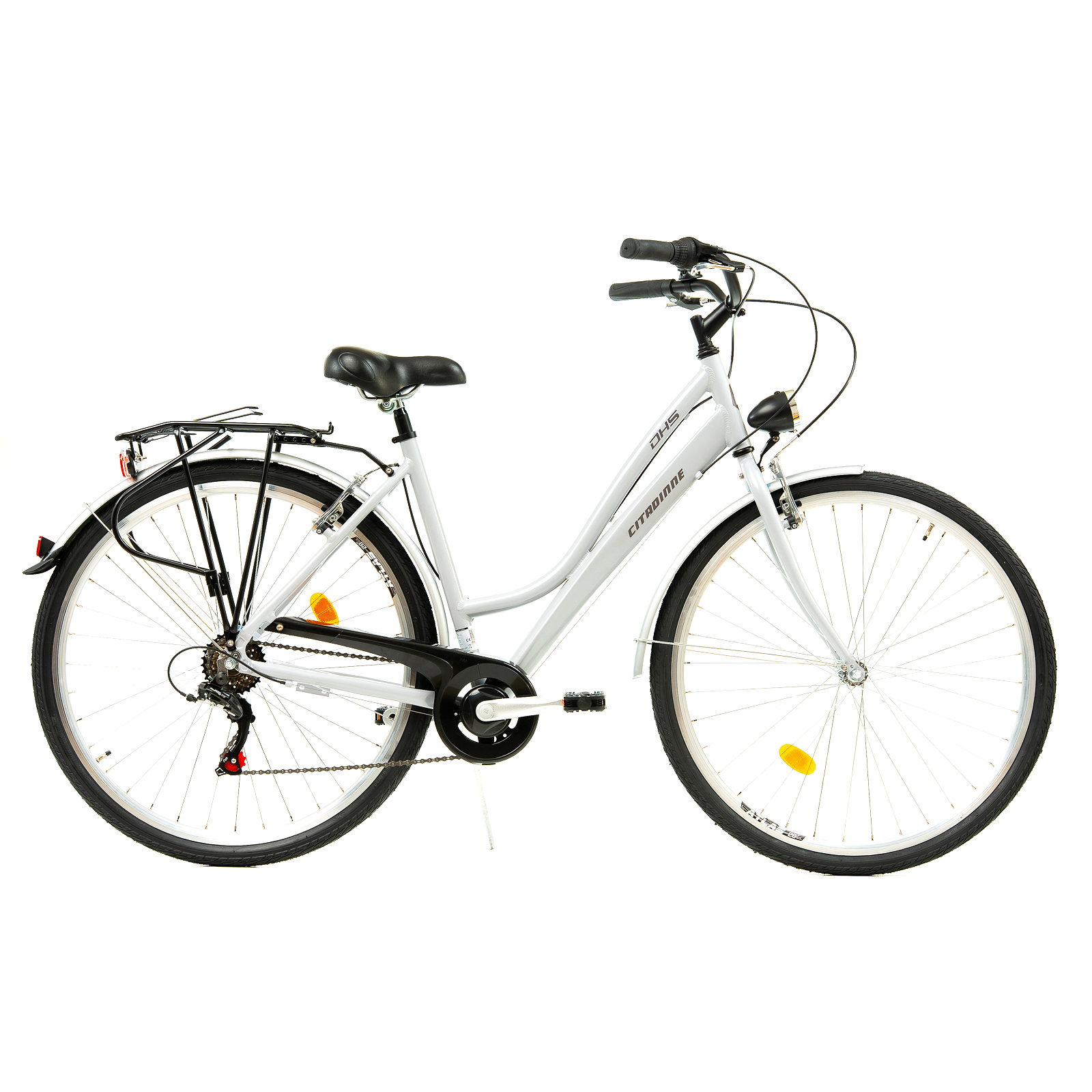 Bicicleta Oras Dhs City 28001 - 28 Inch, L, Argintiu