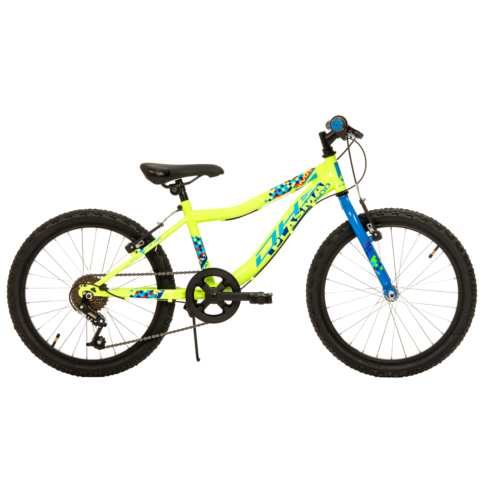 Bicicleta Copii DHS Plasma - 20 Inch, Galben