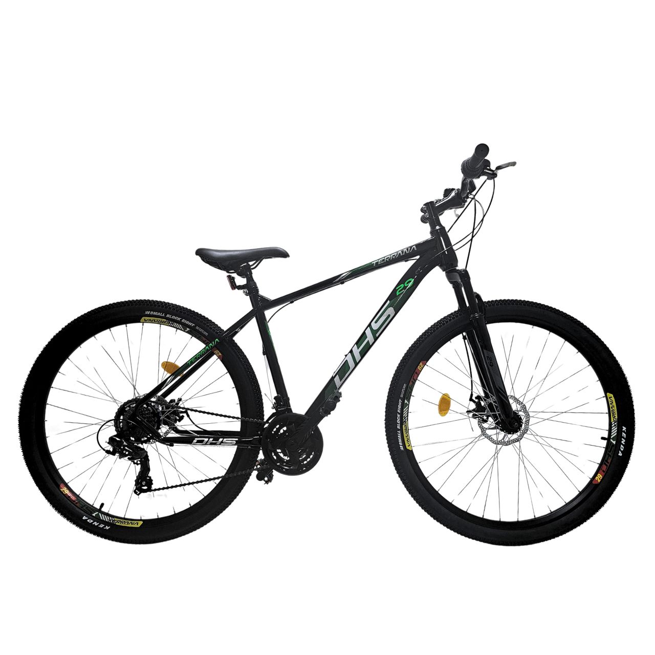 Bicicleta Mtb Dhs 2905 - 29 inch, M, Negru-Verde