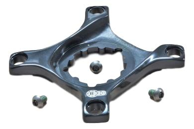 Spider X0Dh 104/64 Bcd Single Speed Bb30 Mirror Black